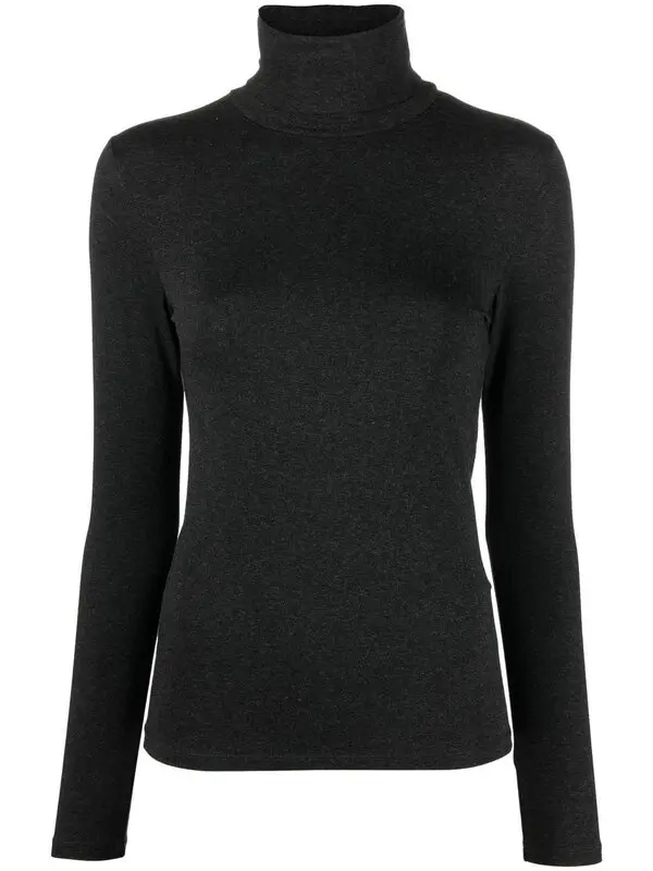Majestic Filatures Long-sleeve Roll-neck Shirt - Grey