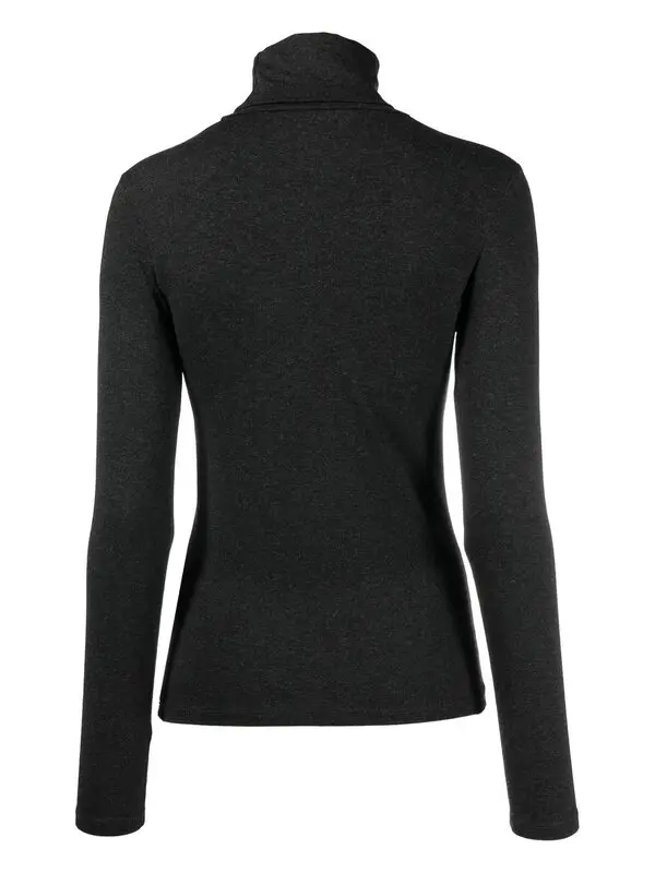 Majestic Filatures Long-sleeve Roll-neck Shirt - Grey