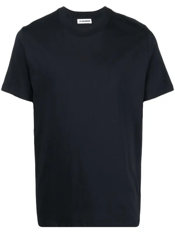 JIL SANDER Round-neck-short-sleeve T-shirt - Blue