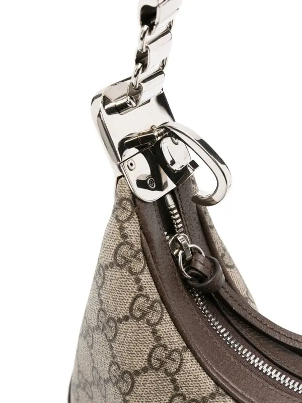 Gucci Small Attache Shoulder Bag - Neutrals