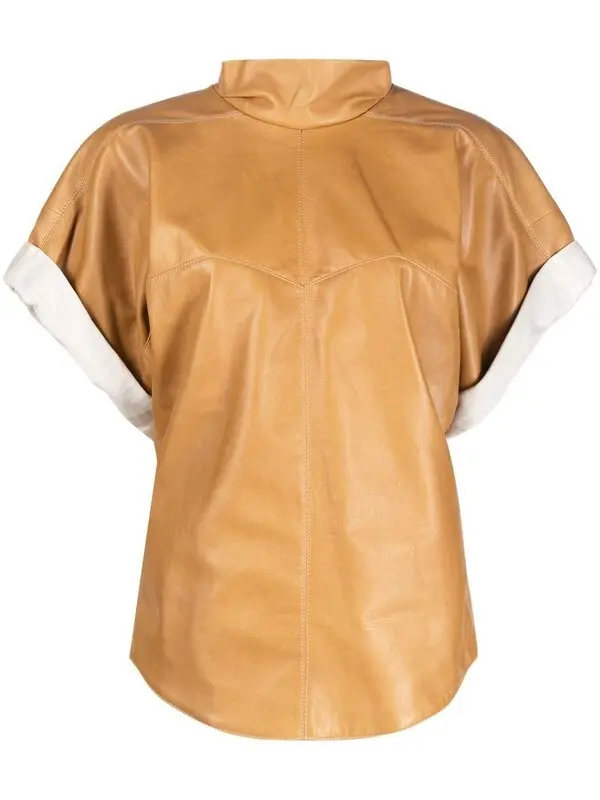 Isabel Marant Étoile Baiao Roll-sleeve Top