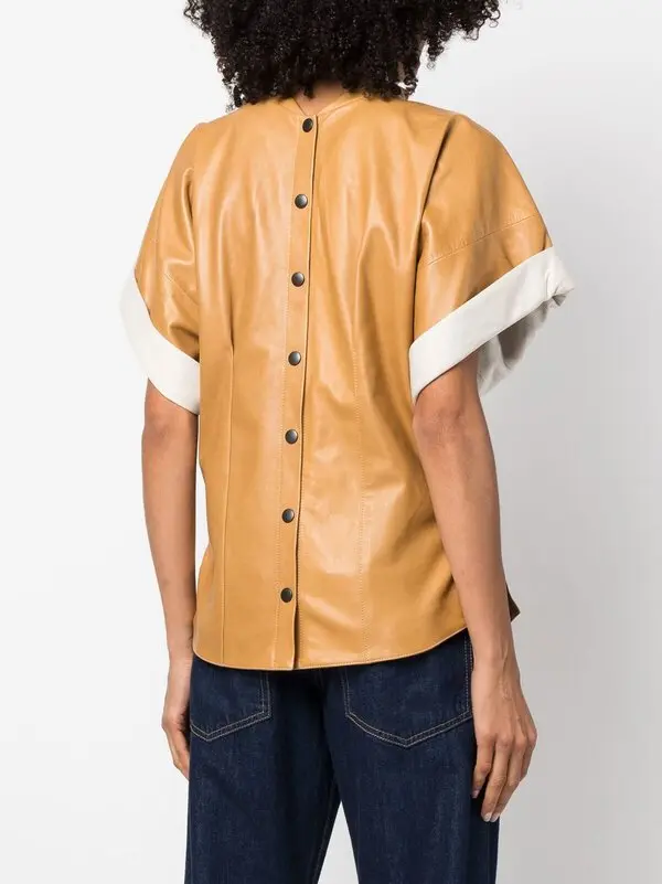 Isabel Marant Étoile Baiao Roll-sleeve Top