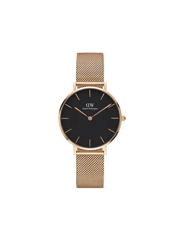DANIEL WELLINGTON Petite Melrose 32mm Watch - Black