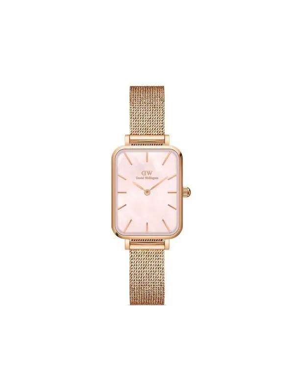 DANIEL WELLINGTON Quadro Pressed Melrose Watch - Pink