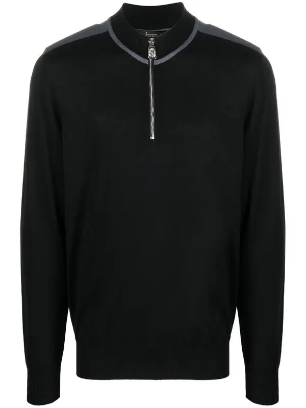 BILLIONAIRE Zip Collar Jumper