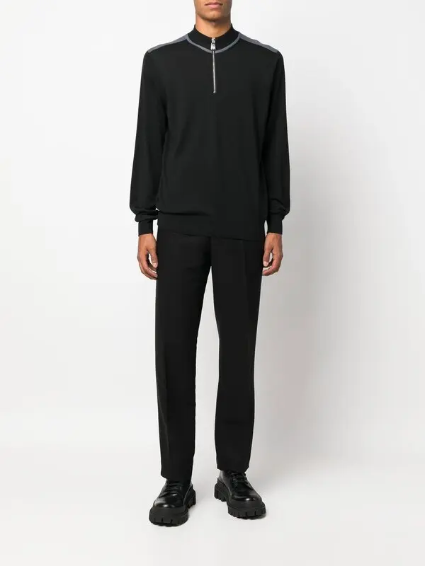 BILLIONAIRE Zip Collar Jumper