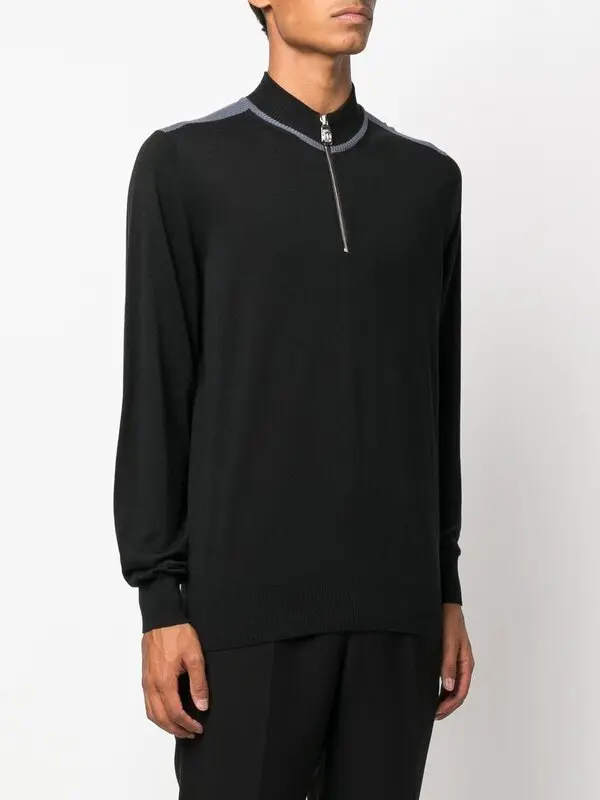 BILLIONAIRE Zip Collar Jumper
