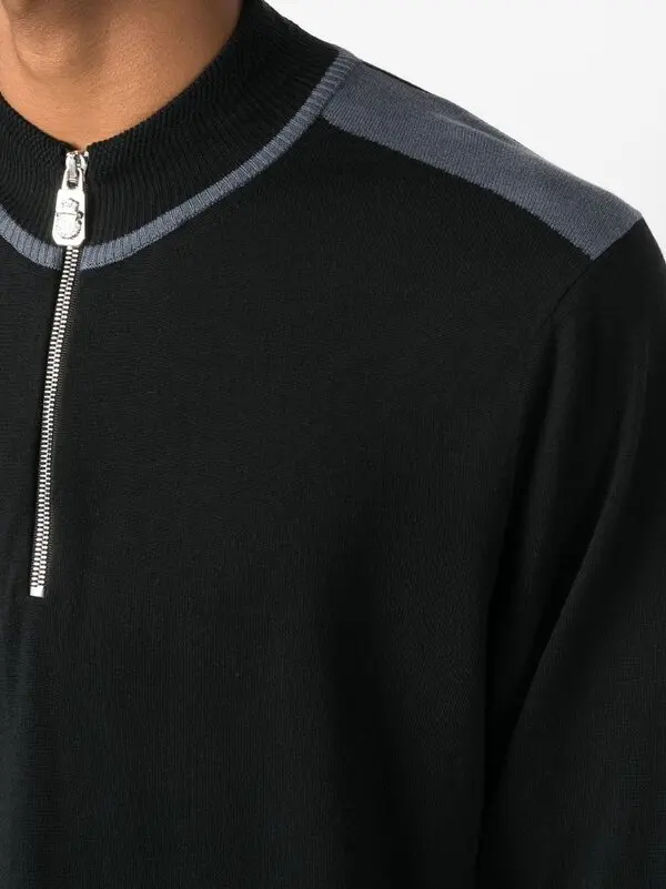 BILLIONAIRE Zip Collar Jumper