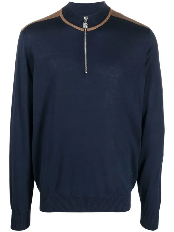BILLIONAIRE Zip Collar Jumper
