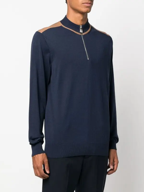 BILLIONAIRE Zip Collar Jumper