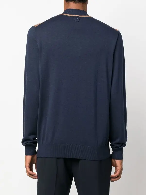 BILLIONAIRE Zip Collar Jumper