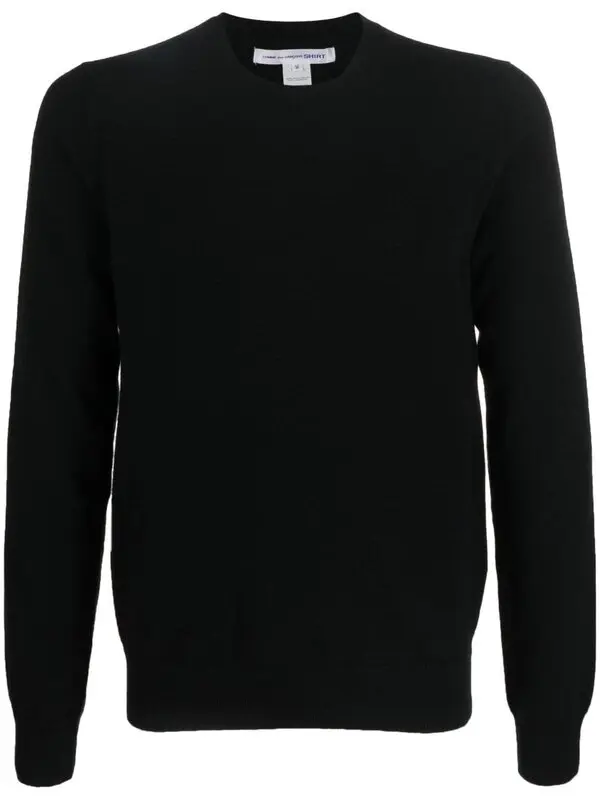 Comme Des Garçons Wool Sweater - Black
