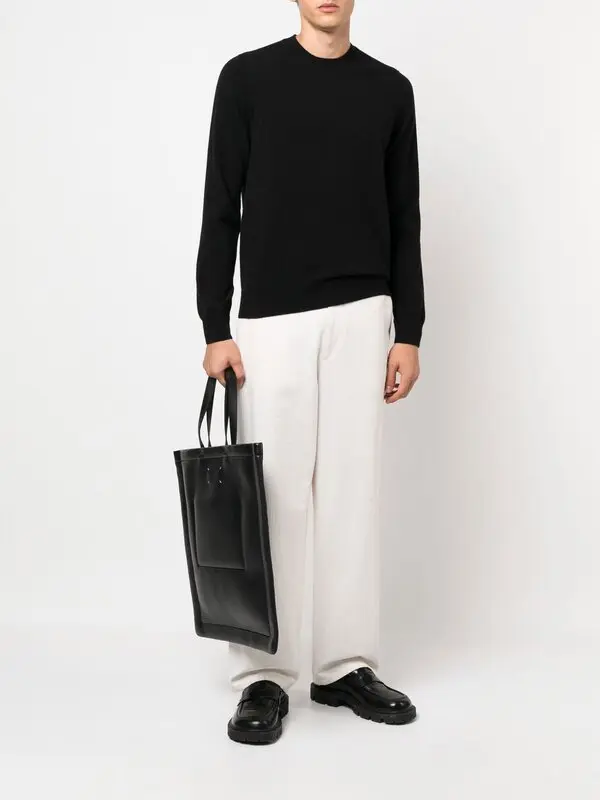 Comme Des Garçons Wool Sweater - Black