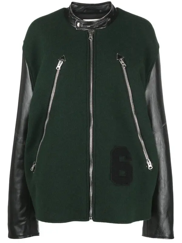 MAISON MARGIELA Zipped Varsity Jacket