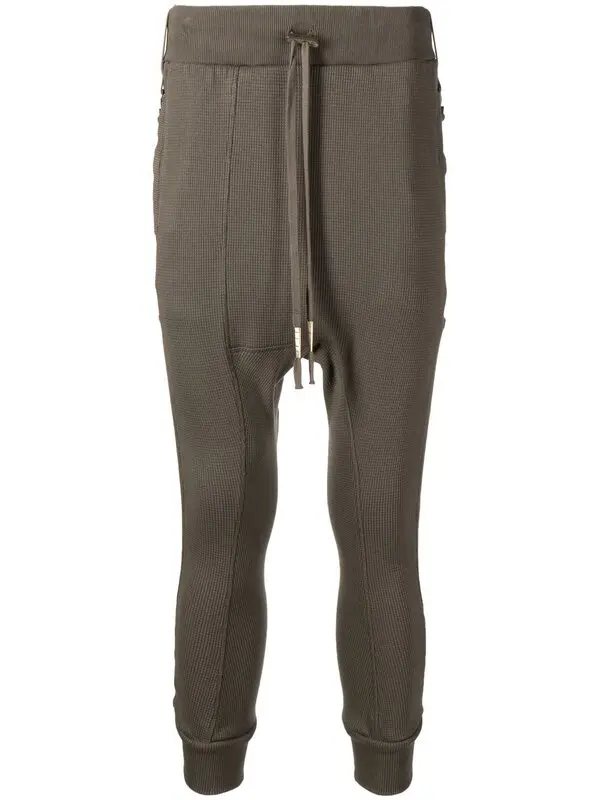 Boris Bidjan Saberi Drawstring-fastening Waistband Trousers - Green