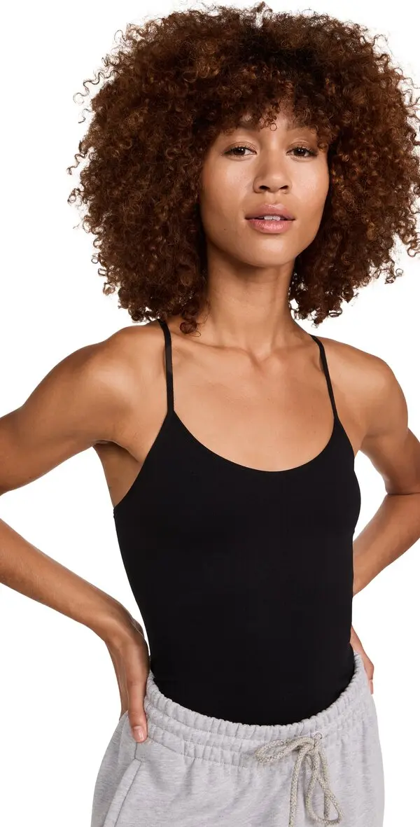 Splits59 Loren Seamless Waist Length Tank - Black