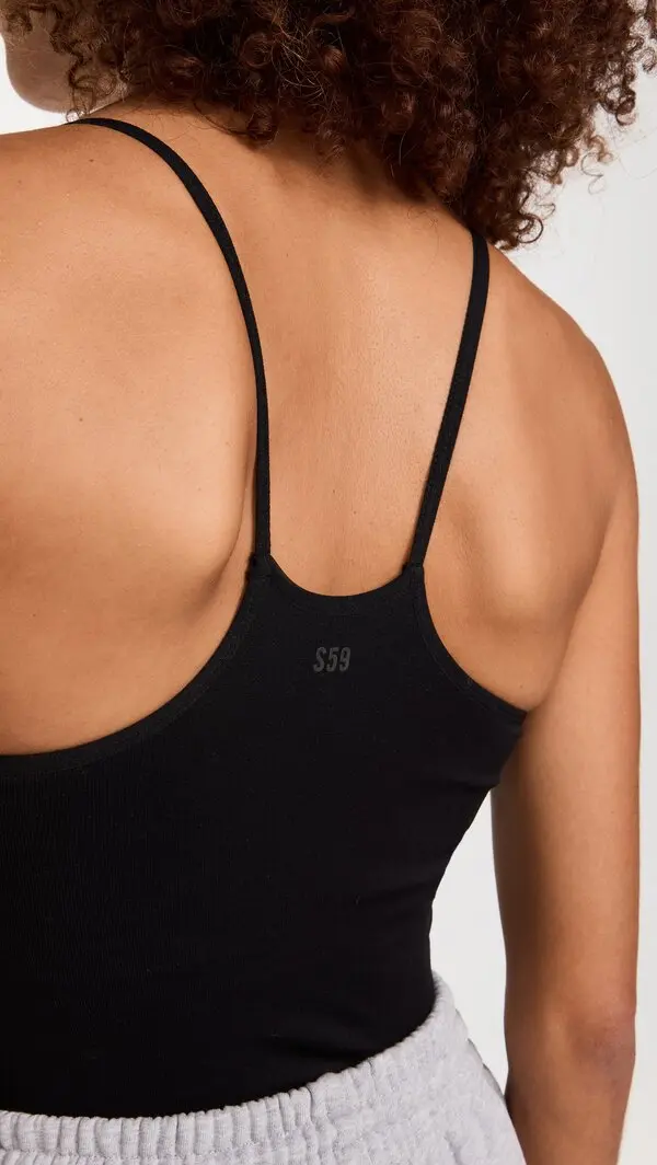 Splits59 Loren Seamless Waist Length Tank - Black