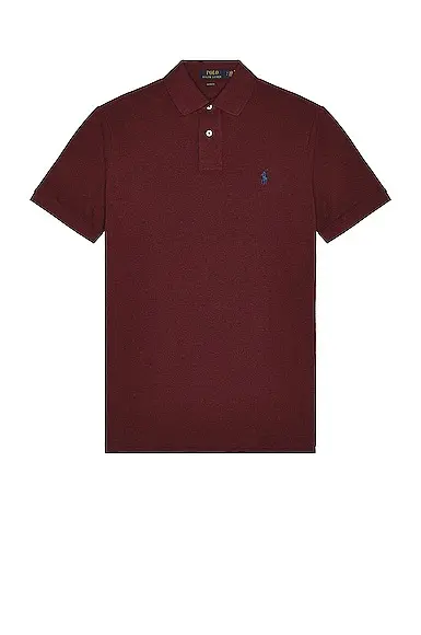 Ralph Lauren Classic Polo In Burgundy