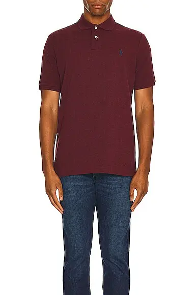Ralph Lauren Classic Polo In Burgundy