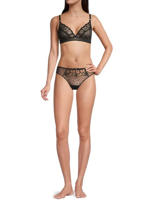 Chantelle Floral Lace Thong