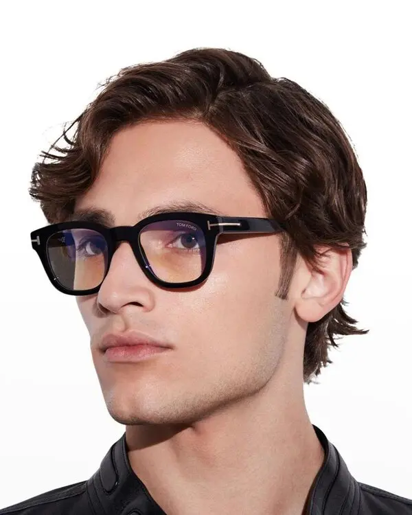 TOM FORD Blue Block Square Optical Frame