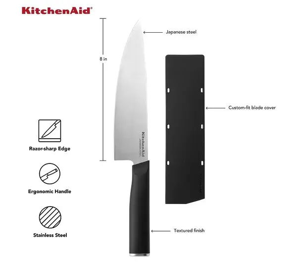 KITCHENAID Classic 8' Chef Knife With Sheath