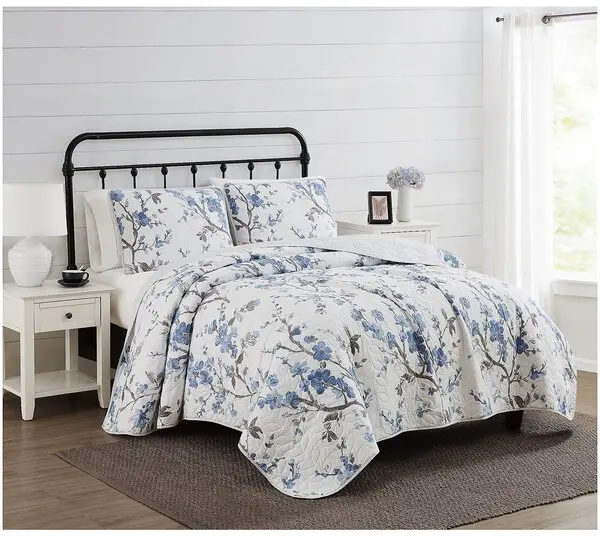 CANNON Kasumi Floral Twin/twin Xl 2 Piece Quilt Set - One-color