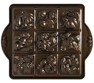 NORDICWARE Seasonal Autumn Squares Pan - One-color