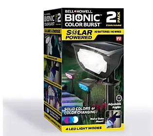 BELL & HOWELL Bell + Howell Solar Powered Color Changing Bion C Burst Lights - One-color