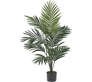 NEARLY NATURAL 5' Kentia Palm Silk Tree By - One-color
