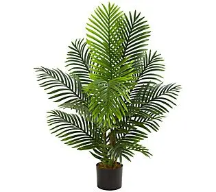NEARLY NATURAL 4' Paradise Palm Artificial Tree Nearly Natu Ral