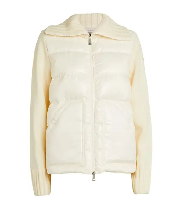 Moncler Wool Puffer-detail Jacket