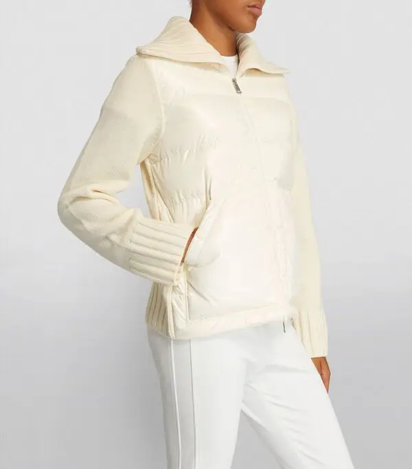 Moncler Wool Puffer-detail Jacket