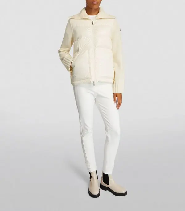 Moncler Wool Puffer-detail Jacket