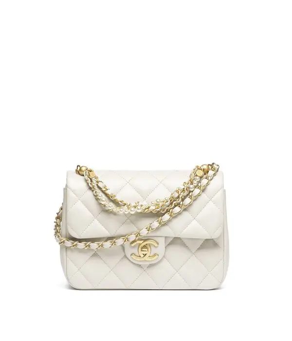 Chanel Flap Bag - Light Gray
