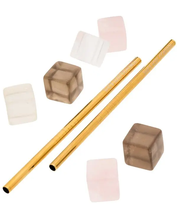 SHE'S LOST CONTROL White, Brown, And Pink Crystal Ice Cube Chillers