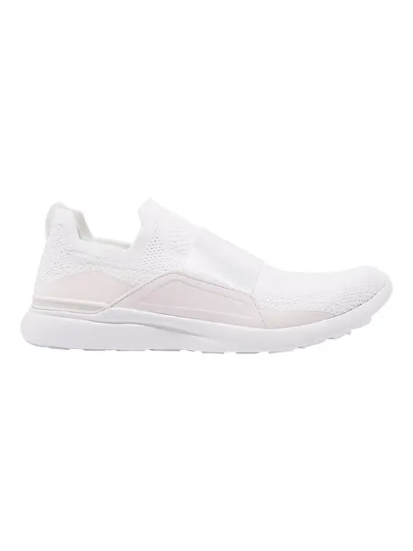 Apl Techloom Bliss Mesh And Neoprene Slip-on Sneakers In White