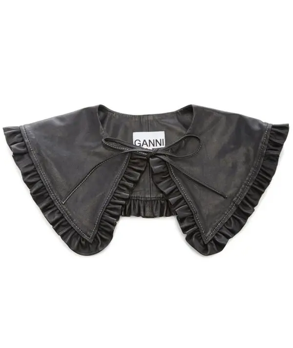 GANNI Lamb Leather Collar
