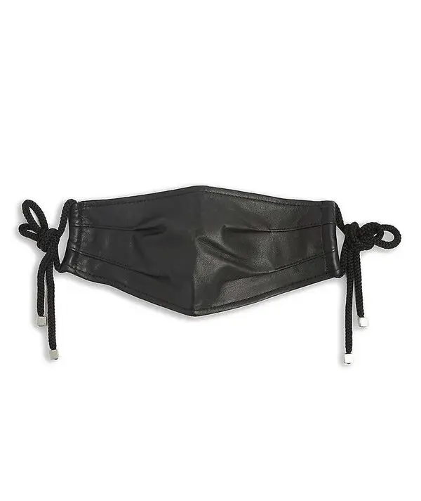 CANDICE CUOCO Leather And Cord Face Covering