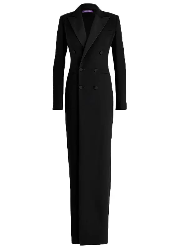 Ralph Lauren Kristian Silk Cady Dress