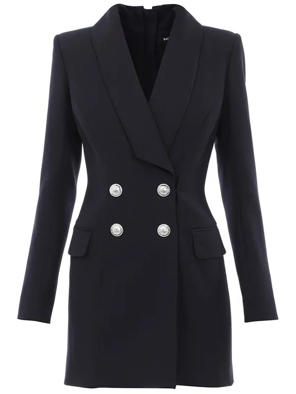 Balmain Double-breasted Mini Blazer Dress