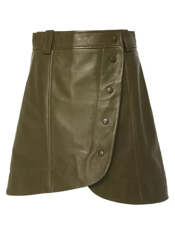 GANNI Asymmetric Mini Skirt