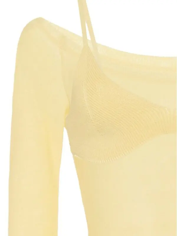 Jacquemus Off-the-shoulder Jersey Maxi Dress