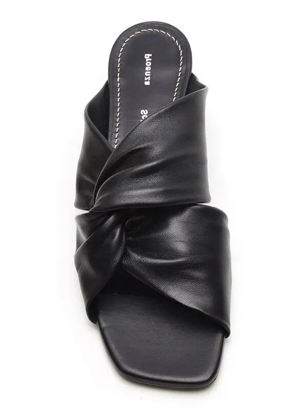 Proenza Schouler Knotted Leather Mules