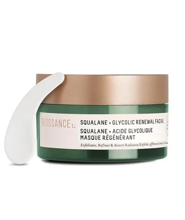 Biossance Squalane + Glycolic Renewal Facial