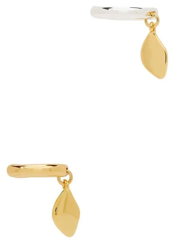 Jenny Bird Foil 14kt Gold And Silver-dipped Ear Cuff Set