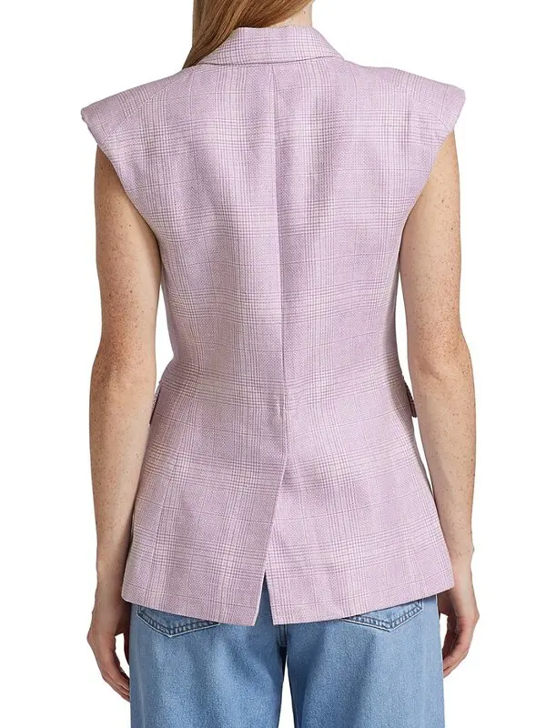 Veronica Beard Geraldine Linen Vest