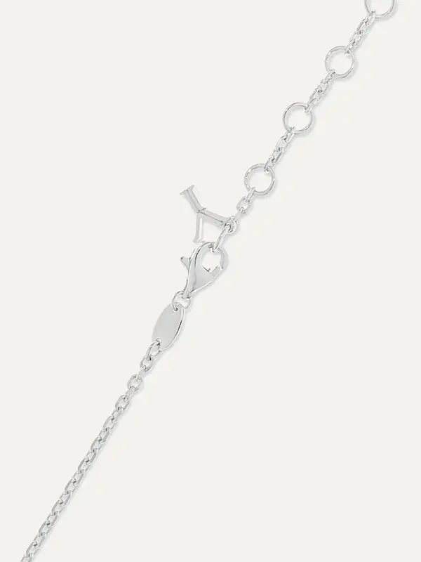 Yeprem 18-karat White Gold Diamond Necklace