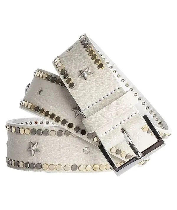 Zadig&Voltaire Starlight Studded Leather Belt
