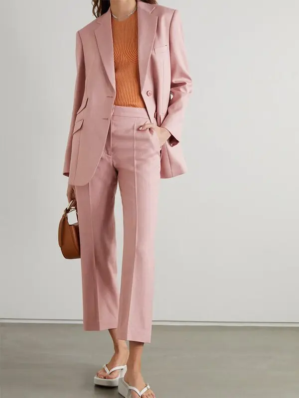 Stella McCartney Carlie Cropped Woven Straight-leg Pants